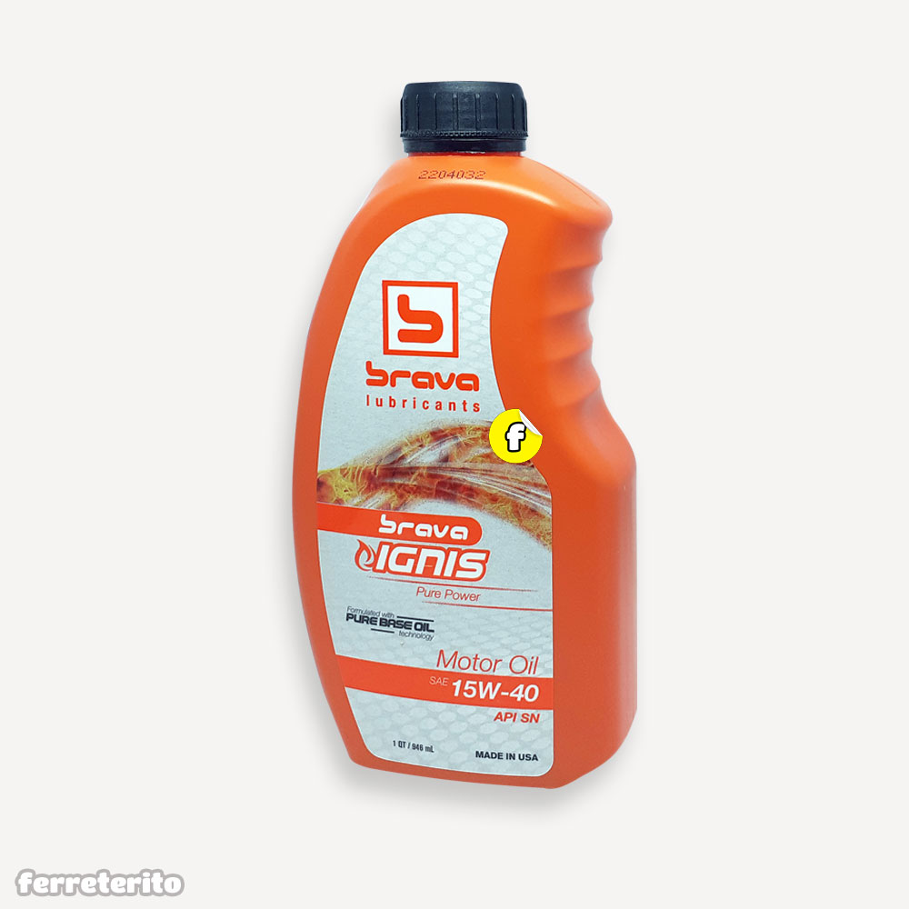 Aceite Mineral 15w40 BRAVA (BRA-101-C) - Ferreterito Margarita