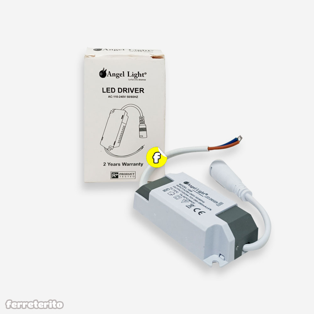 Driver Balastro para Lamparas LED de 12W ANGEL LIGHT (A105-DR-12W ...